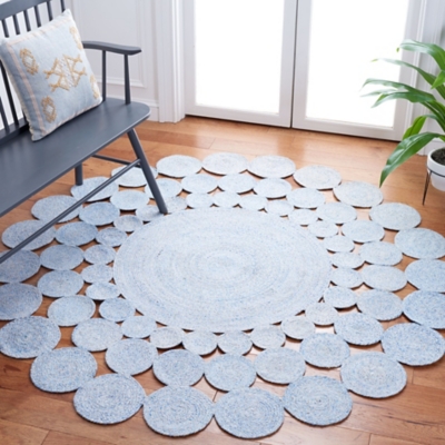 Click here for Safavieh Cape Cod Collection Hledis 7 x 7 Round Ru... prices