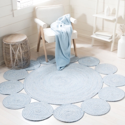 Click here for Safavieh Cape Cod Collection Flavie 3 x 3 Round Ru... prices