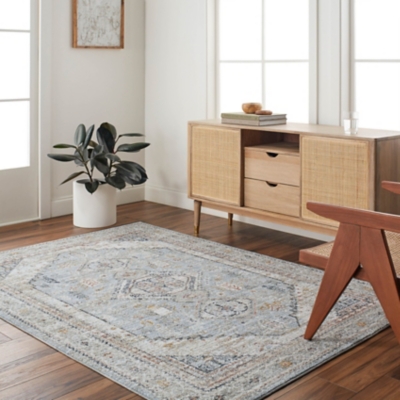 Click here for Livabliss Beckham Medallion 2 x 211 Area Rug  Blue prices
