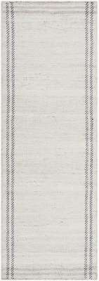 Click here for Livabliss Mardin Boarder 26 x 8 Area Rug  Gray/Ivo... prices
