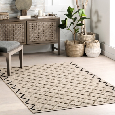 Click here for nuLOOM Asa 4 x 6 Area Rug  Ivory prices