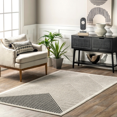 Click here for nuLOOM Charline 4 x 6 Area Rug  Gray prices