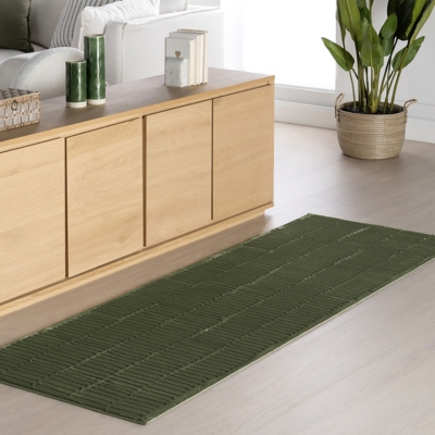 Click here for nuLOOM Kailani 3 x 8 Runner Rug  Green prices