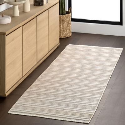 Click here for nuLOOM Millicent 3 x 8 Runner Rug  Taupe prices