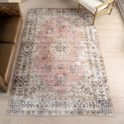 Click here for nuLOOM Teja 4 x 6 Area Rug  Peach prices