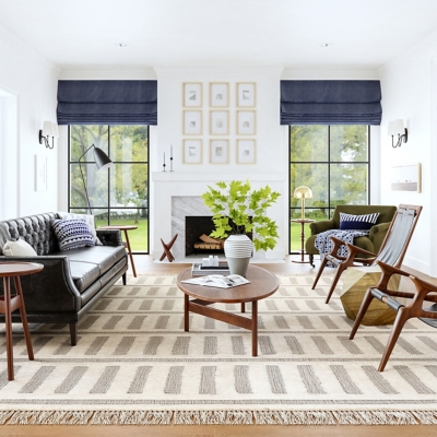 Click here for Nuloom Merrick 8 x 10 Area Rug  Blue prices