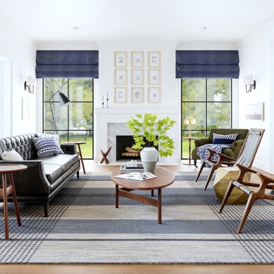 Click here for Nuloom Portland 9 x 12 Area Rug  Blue prices
