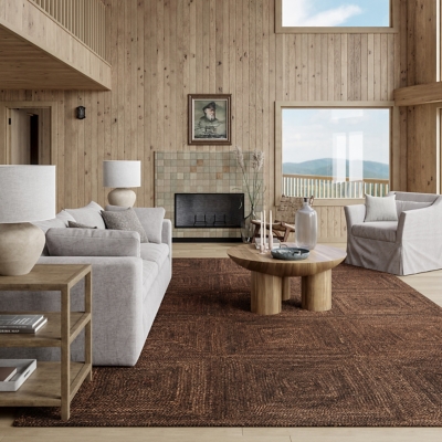 Click here for Nuloom Christie 8 x 10 Area Rug  Dark Brown prices