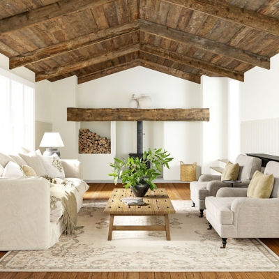 Click here for Nuloom Princesa 6 x 9 Area Rug  Beige prices