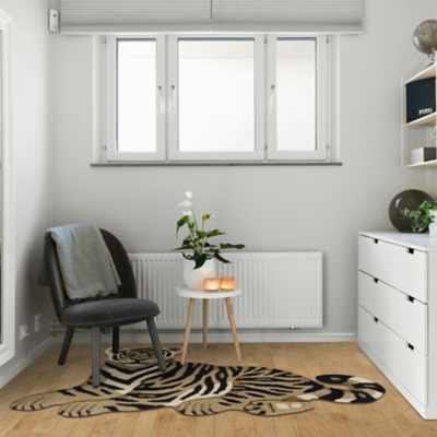 Click here for Linon Jungle Sitting Tiger 2 X 3 Accent Rug  Beige... prices