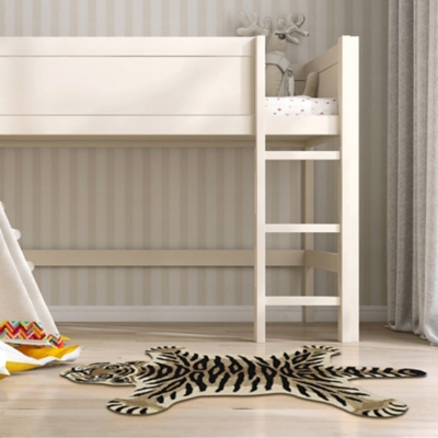 Click here for Linon Jungle Tiger 2 X 3 Accent Rug  Beige/Black prices