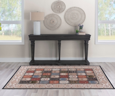 Click here for Linon Emerald Farlin 67 x 97 Area Rug  Multi prices