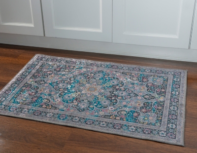 Click here for Linon Emerald Grenier 22 x 32 Area Rug  Gray prices