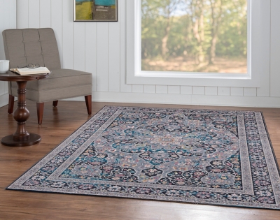 Click here for Linon Emerald Grenier 5 x 7 Area Rug  Gray prices
