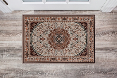 Click here for Linon Emerald Harris 22 x 32 Area Rug  Cream prices