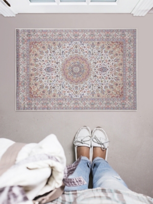 Click here for Linon Emerald Kramer 22 x 32 Area Rug  Ivory prices