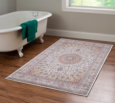 Click here for Linon Emerald Kramer 33 x 5 Area Rug  Ivory prices