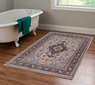 Click here for Linon Emerald Landis 33 x 5 Area Rug  Ivory prices