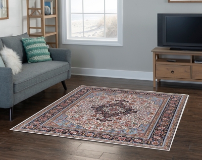 Click here for Linon Emerald Landis 5 x 7 Area Rug  Ivory prices