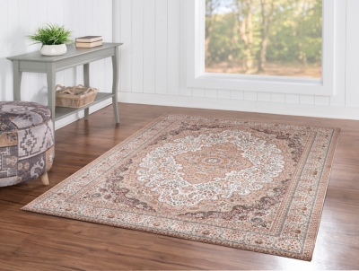Click here for Linon Emerald Myer 5 x 7 Area Rug  Ivory prices