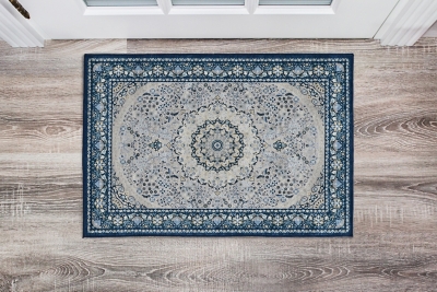 Click here for Linon Emerald Paulson 22 x 32 Area Rug  Cream prices