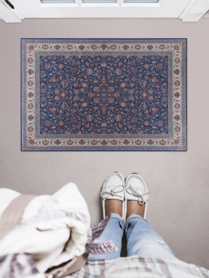 Click here for Linon Emerald Ritchie 22 x 32 Area Rug  Blue prices