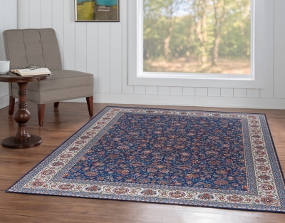 Click here for Linon Emerald Ritchie 5 x 7 Area Rug  Blue prices