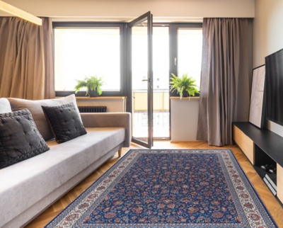 Click here for Linon Emerald Ritchie 67 x 97 Area Rug  Blue prices