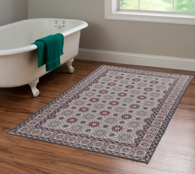 Click here for Linon Emerald Charlotte 33 x 5 Area Rug  Ivory prices