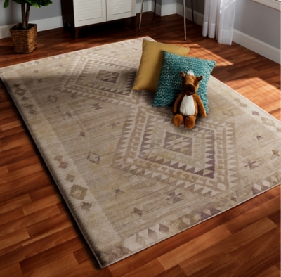 Click here for Linon Oakland Calhoun 5 x 7 Area Rug  Sand prices