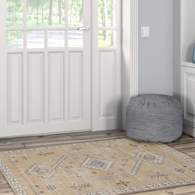 Click here for Linon Oakland Haden 3 x 5 Area Rug  Sand prices