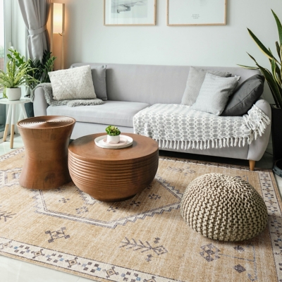 Click here for Linon Oakland Haden 8 x 10 Area Rug  Sand prices