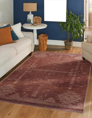 Click here for Linon Oakland Maynor 5 x 7 Area Rug  Brown prices