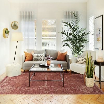 Click here for Linon Oakland Maynor 8 x 10 Area Rug  Brown prices