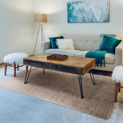 Click here for Linon Oakland Sloan 3 x 5 Area Rug  Sand prices