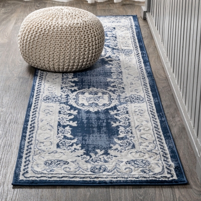 Click here for Jonathan Y Rosalia 2 x 8 Runner Rug  Blue prices