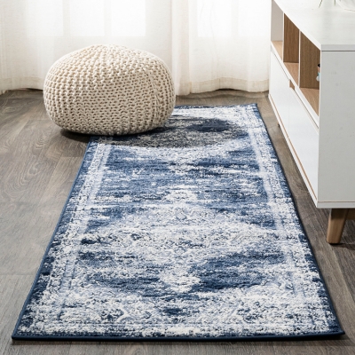 Click here for Jonathan Y Alhambra 2 x 8 Runner Rug  Blue prices