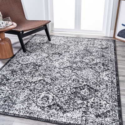 Click here for Jonathan Y Persian 4 x 6 Area Rug  Black/Ivory prices