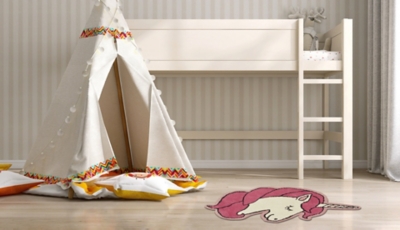 Click here for Linon Unicorn 3 x 4 Area Rug  Pink prices