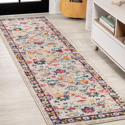Click here for Jonathan Y Persian 2 x 8 Runner Rug  Beige/Multi prices