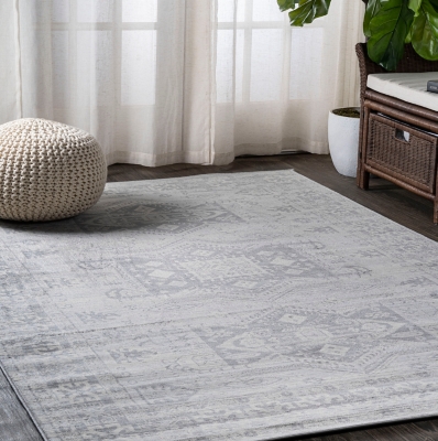 Click here for Jonathan Y Modern Persian 3 x 5 Area Rug  Ivory/Gr... prices