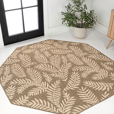 Click here for Jonathan Y Palm 5 x 5 Area Rug  Brown/Beige prices