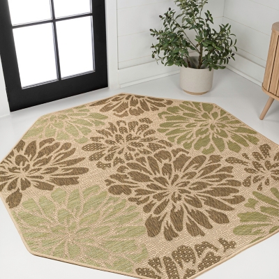 Click here for Jonathan Y Zinnia 8 x 8 Area Rug  Sage/Brown prices