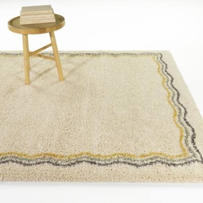Click here for Balta Rugs Scallop 5 3 x 7 Bordered Area Rug  Crea... prices