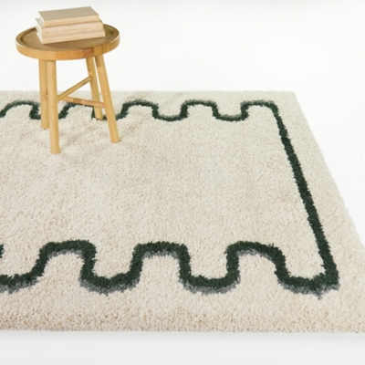 Click here for Balta Rugs Squiggle 5 3 x 7 Area Rug  Green prices