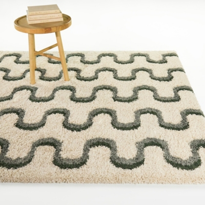 Click here for Balta Rugs Squiggle 5 3 x 7 Abstract Area Rug  Gre... prices