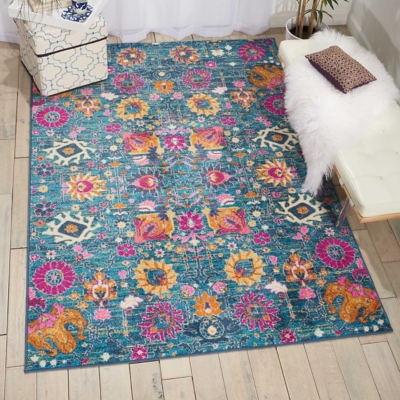 Click here for Nourison Home Passion Lush 39 x 59 Area Rug  Denim prices
