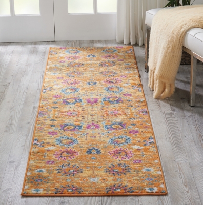 Click here for Nourison Home Passion Lush 22 x 76 Runner Rug  Sun... prices