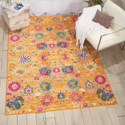 Click here for Nourison Home Passion Lush 67 x 96 Area Rug  Sunbu... prices