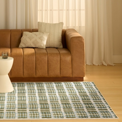 Click here for Nourison Home Nordic Abstract 5 x 7 Area Rug  Blue... prices